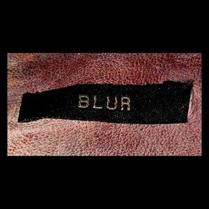 Blur Leather | Jackets & Coats | Blur Leather Jacket Sz4 | Poshmark